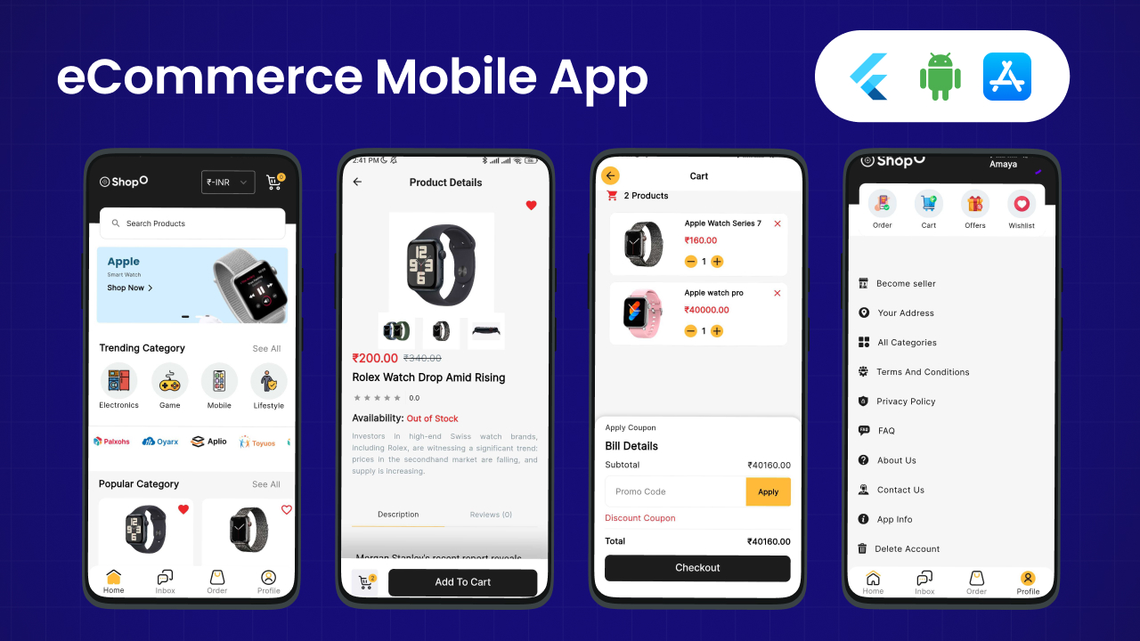 Shopo eCommerce - Multivendor eCommerce Flutter App with Admin Panel, Website & PWA by QuomodoTheme